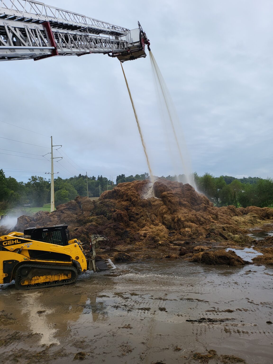 First Due Hay Stack Fire - Porters Fire Company